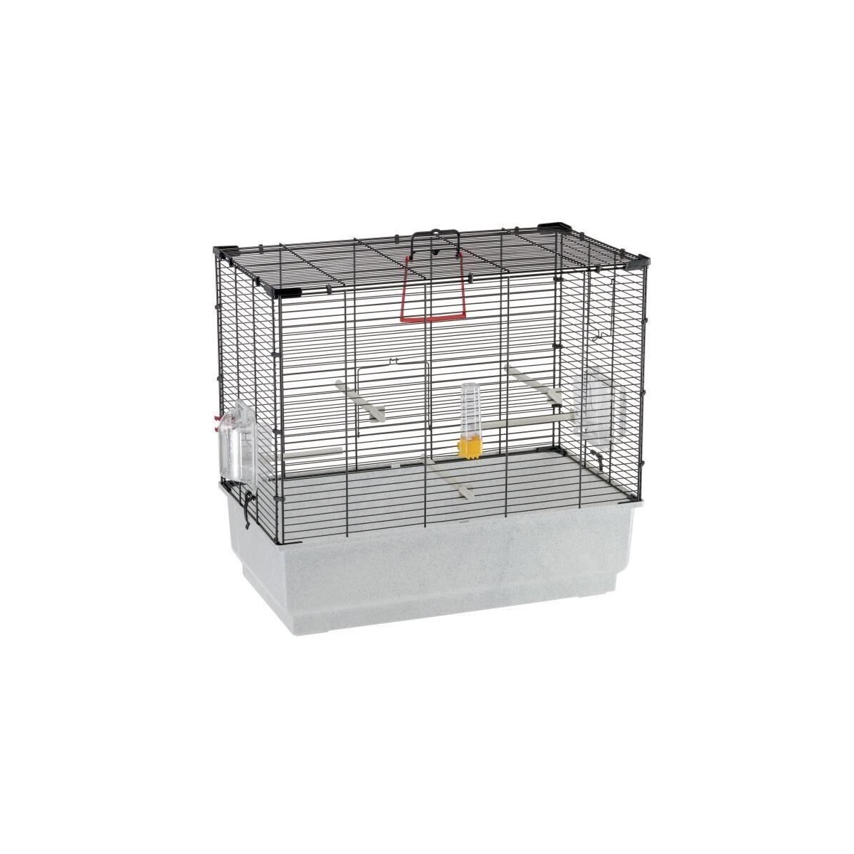 Cage canaris - FERPLAST - PIANO 4 - 59 x 33 x 55 cm - Noir Vendeur MKP SHOP